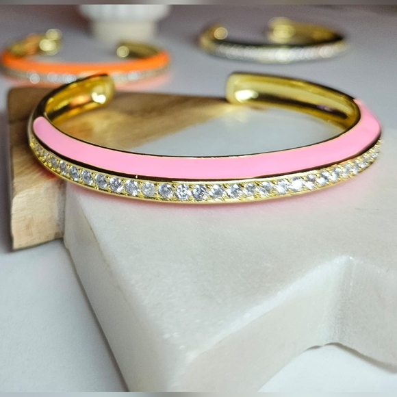 Jewelry | Pink Bangle | Poshmark
